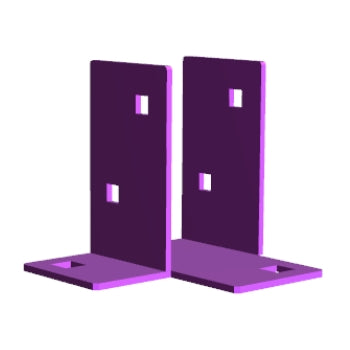 90mm Timber Post Bracket Corner RH – Blended Designs